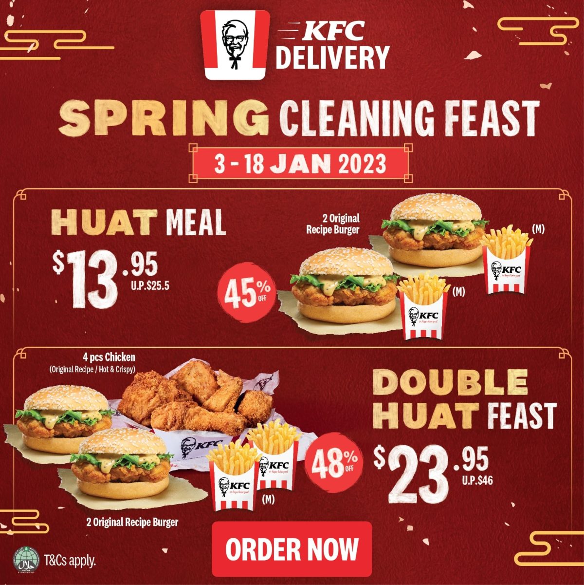 KFC is offering 1-for-1 burger deals for its popular Zinger | HungryGoWhere