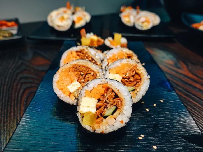 Ssada Gimbab: New kimbap place sells mala pork kimbap! | HungryGoWhere