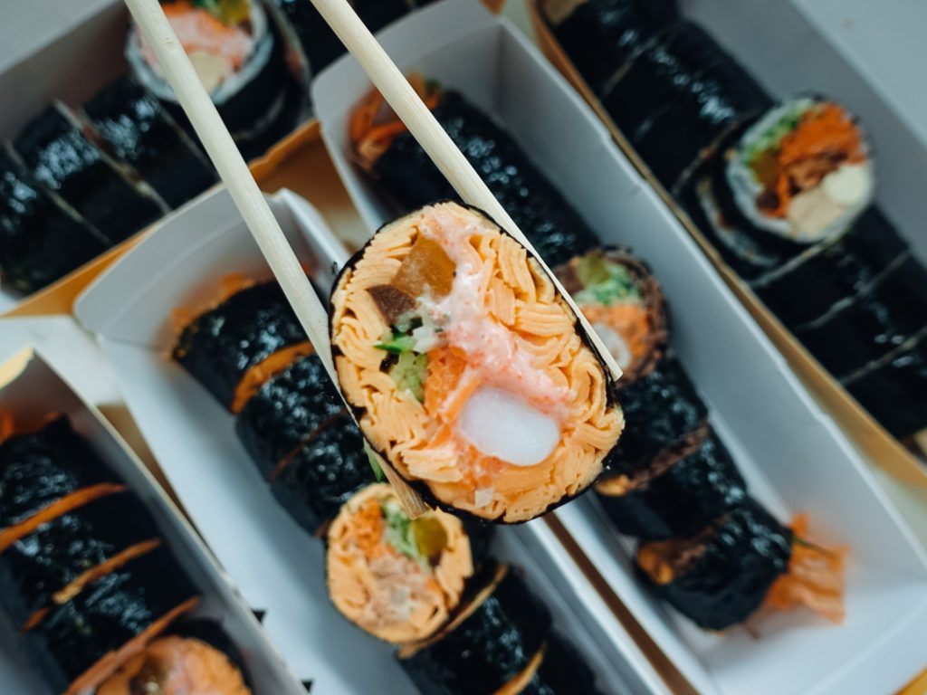 Try rice-less egg-filled kimbaps at Oni Kimbap | HungryGoWhere