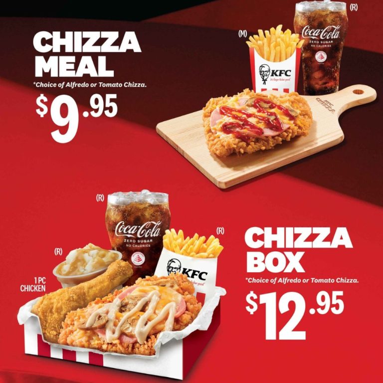 KFC Chizza: Chicken-pizza combo back in Singapore with new flavours ...