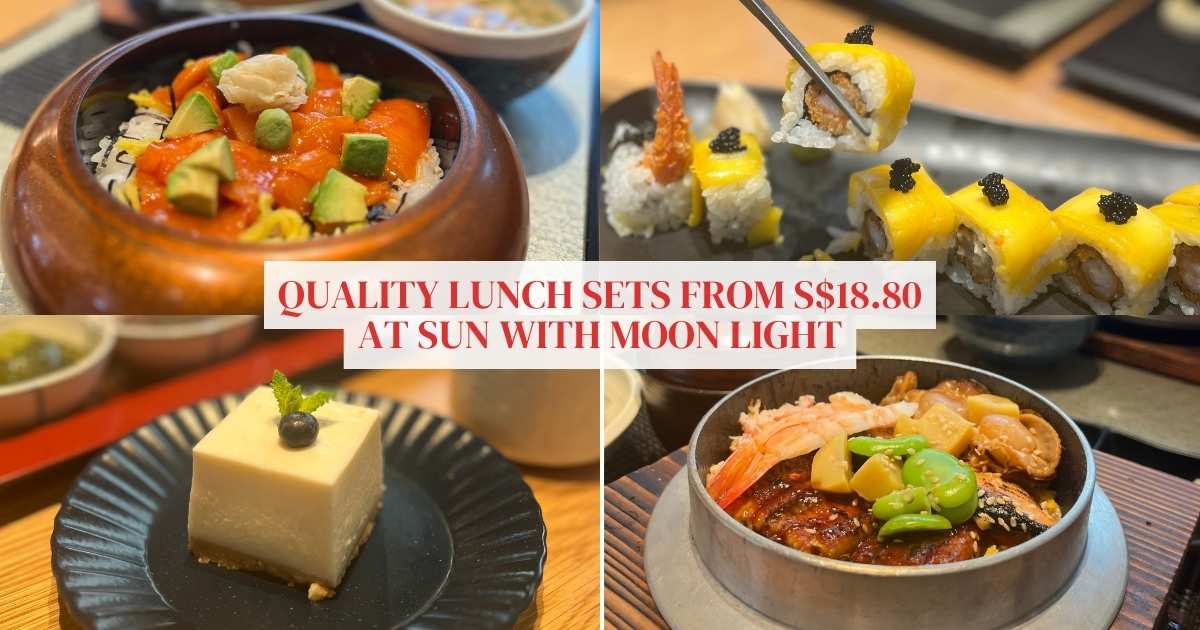 Sun with Moon Light: Quality Japanese lunch sets from S$18.80 ...