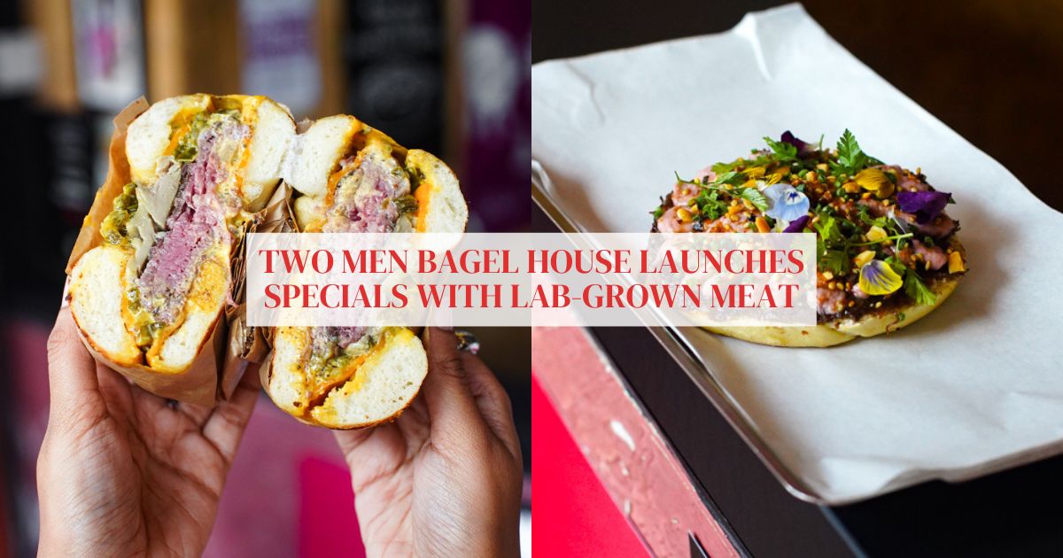 Two Men Bagel House x Forged by Vow: Cultured quail meat bagels ...