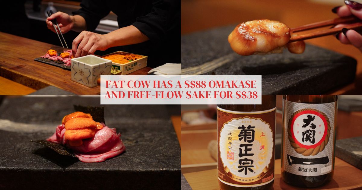 Iconic Japanese restaurant Fat Cow launches S$88 13-course sushi ...