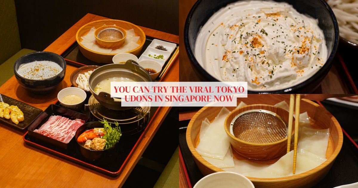 You can try the viral udons from Tokyo at the new Kyo Komachi | HungryGoWhere