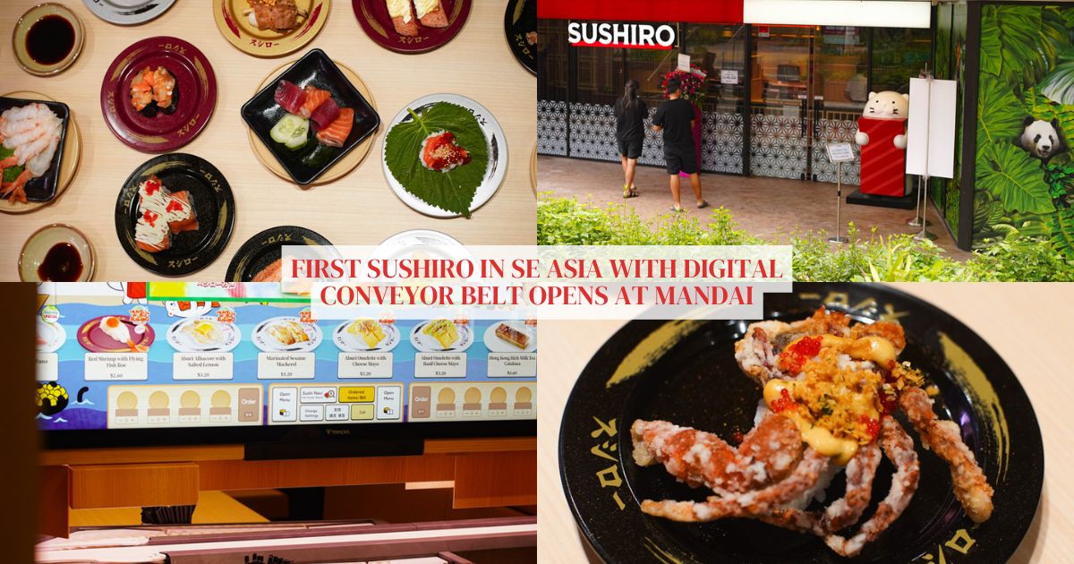 Sushiro Digiro at Mandai: First outlet in SEA with a digital conveyor belt system and it’s ...